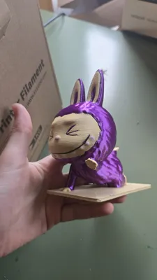 Labubu Lazy Yoga Sweating by jowenx1c MakerWorld: Download Free 3D Models