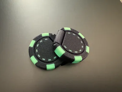 Slip and Slide Fidget Casino chips by gobotoru MakerWorld: Download ...