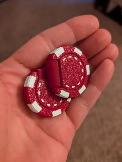 Slip and Slide Fidget Casino chips by gobotoru MakerWorld: Download ...