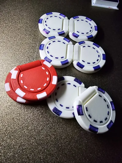 Slip and Slide Fidget Casino chips - Free 3D Print Model - MakerWorld