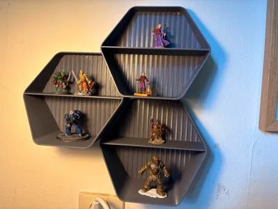 Wall Shelf for Miniatures by Recko MakerWorld: Download Free 3D Models