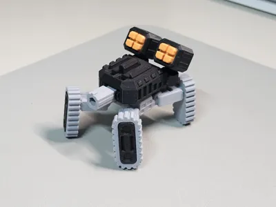 Tread Walker Mech - Model Kit by Kit Crafters MakerWorld: Download Free ...