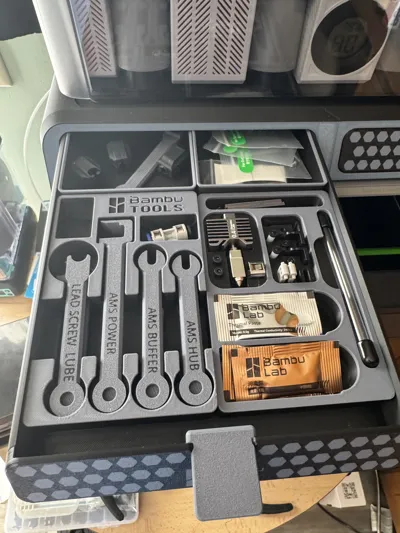 Gridfinity Drawer AMS Riser tools Remixed by Innoprint MakerWorld ...