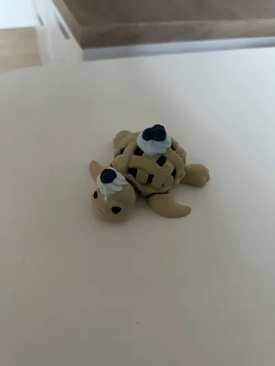 Flexi Blueberry Pie Turtles! by Mochi Makes MakerWorld: Download Free ...