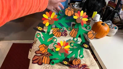 Giant Building Brick Thanksgiving Pumpkins by rijstraket - MakerWorld