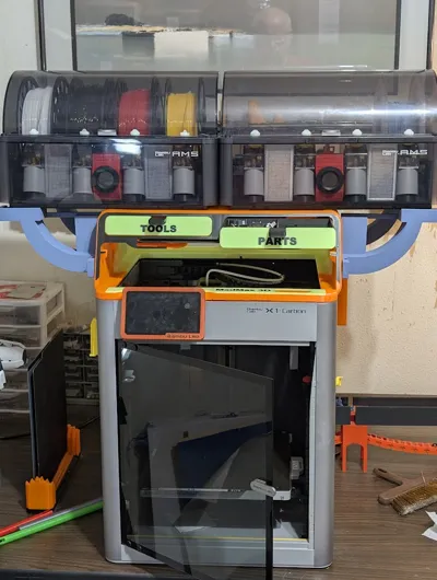 Riser: Dual-AMS Adapter Remixed by Dragoor MakerWorld: Download Free 3D ...