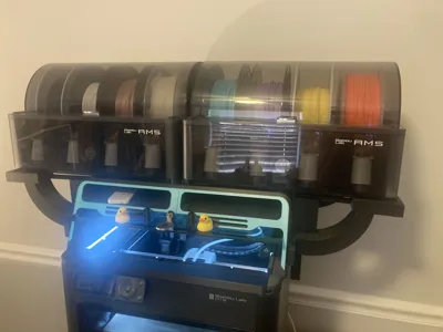 Riser: Dual-AMS Adapter Remixed by Dragoor MakerWorld: Download Free 3D ...