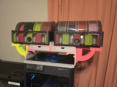 Riser: Dual-AMS Adapter Remixed by Dragoor MakerWorld: Download Free 3D ...