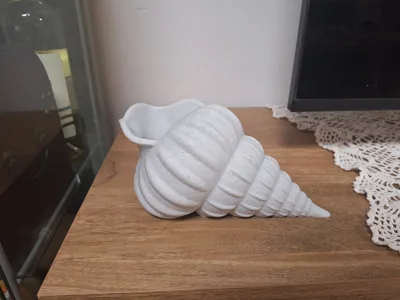 Shell Flower pot - Free 3D Print Model - MakerWorld