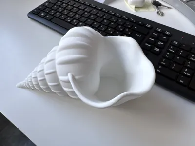 Shell Flower pot - Free 3D Print Model - MakerWorld