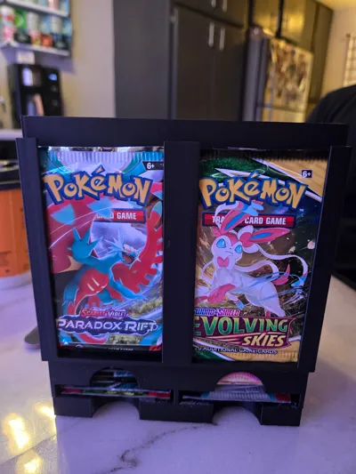 Pokemon Booster Pack Dispencer - Free 3D Print Model - MakerWorld
