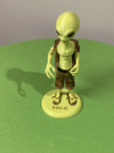 Paul the alien by K&A3DPRINTS MakerWorld: Download Free 3D Models