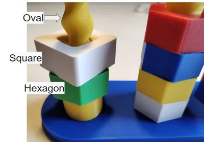 Spinning Shapes Children's Toy | Fine Motor Skills by Sulena 3D Design ...