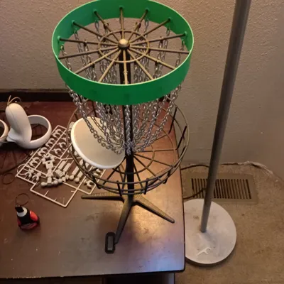Miniature Disc Golf Basket by ir3456MakerWorld: Download Free 3D Models