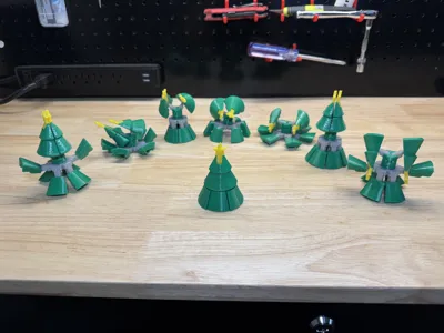 Transforming Christmas Tree Golem by Kit Crafters MakerWorld: Download ...