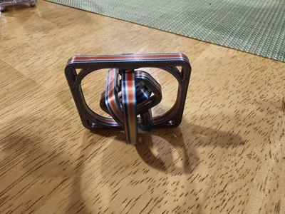 Infinity Gyro Spinning Card - Print in place by Eternity Labs ...