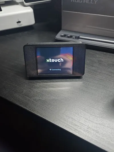 Battery powered XTouch Stand using ESP32-2432s028 Remixed by Pretzel 3D ...