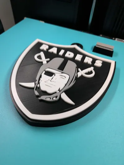 Las Vegas Raiders Oversized Necklace, Pendant by Salvadori MakerWorld ...