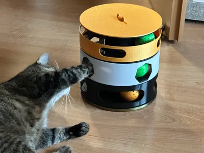 1kg Spool Cat Toy by Hexus 3D MakerWorld: Download Free 3D Models