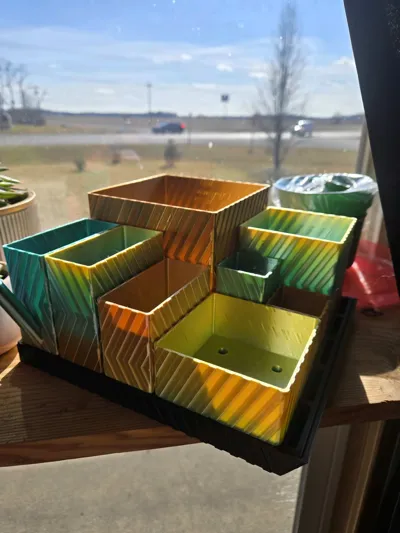 Gridfinity Modular Planter System by Hopper_Dropper MakerWorld ...