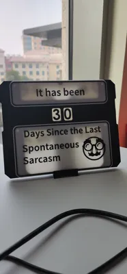 Counter Sign, Customizable by MottN MakerWorld: Download Free 3D Models