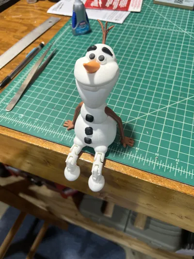 Articulated Olaf by Spa Design MakerWorld: Download Free 3D Models