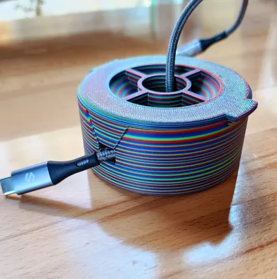 Cable Organizer - One-Sided Winding by Matthew Ghost MakerWorld ...