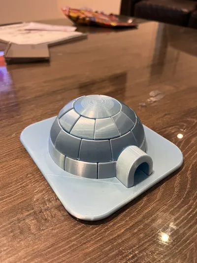 Igloo puzzle - Free 3D Print Model - MakerWorld