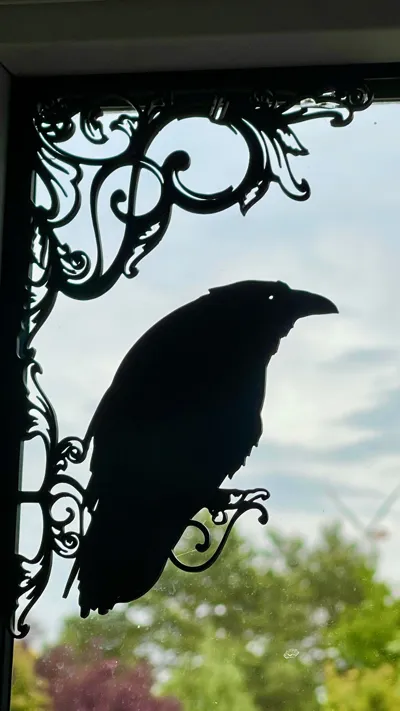 Raven Window Silhouettes - Free 3D Print Model - MakerWorld