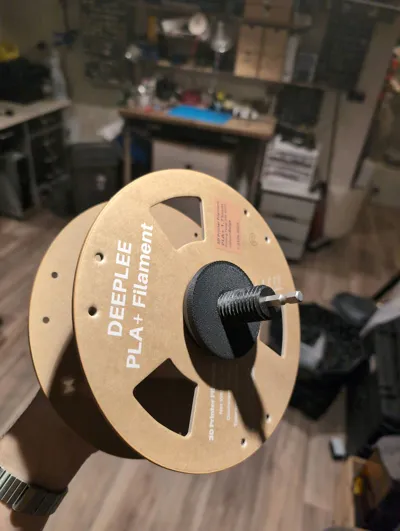 UPDATED: Simple Filament Respooler For Drill - Free 3D Print Model ...