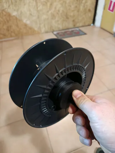 UPDATED: Simple Filament Respooler For Drill - Free 3D Print Model ...