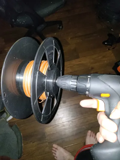 UPDATED: Simple Filament Respooler For Drill Remixed by timon.nabholz ...