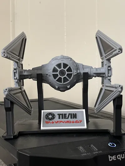 TIE Interceptor Model by Sam MakerWorld: Download Free 3D Models