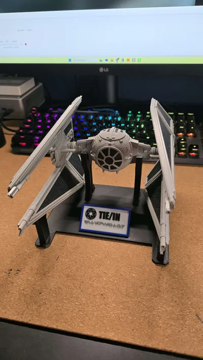 TIE Interceptor Model by SamMakerWorld: Download Free 3D Models