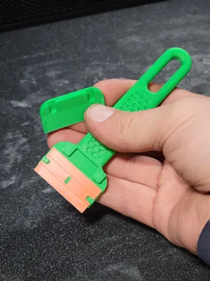 No-Hardware Bambu Lab Scraper for Plastic Blades Remixed by hejebot ...