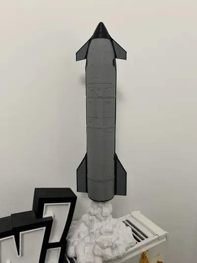 Starship V2 by 电容电阻分不清 Anxiety MakerWorld: Download Free 3D Models