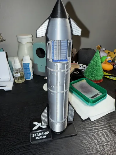 Starship V2 by 电容电阻分不清 Anxiety MakerWorld: Download Free 3D Models