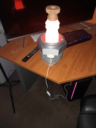 Vintage Spark Plug Lamp by KristenForge MakerWorld: Download Free 3D Models