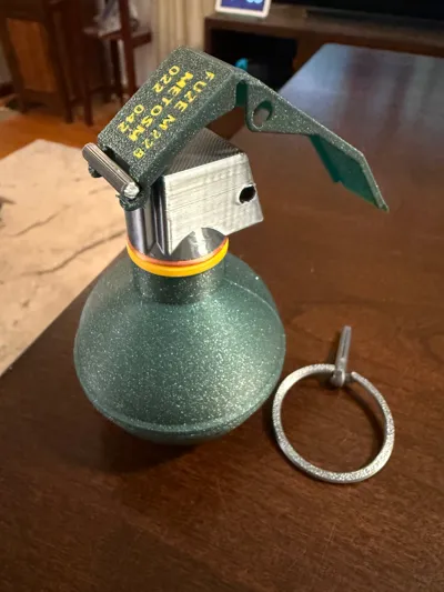 M67 Frag Grenade with Spring Loaded Flying Handle by Rexi Labs ...