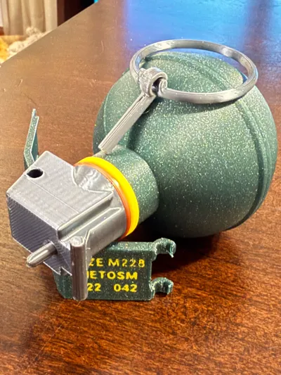 M67 Frag Grenade with Spring Loaded Flying Handle by Rexi Labs ...