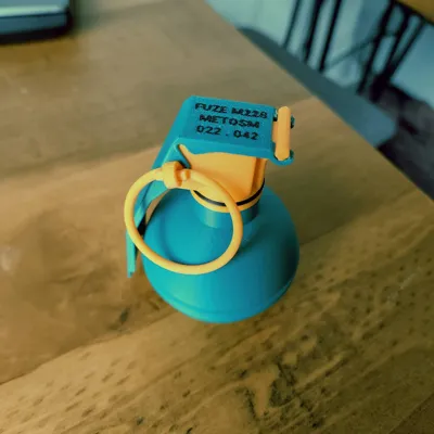 M67 Frag Grenade with Spring Loaded Flying Handle by Rexi ...