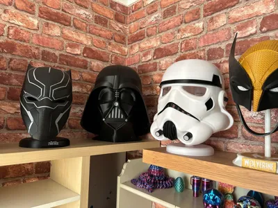 Darth Vader Helmet - Full Size Display - Pre Colored Remixed by BigK ...