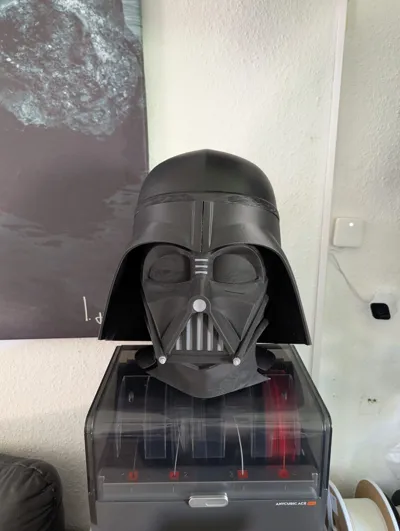 Darth Vader Helmet - Full Size Display - Pre Colored Remixed by BigK ...