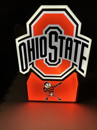 Ohio State Light Box by Roger Borchelt - MakerWorld