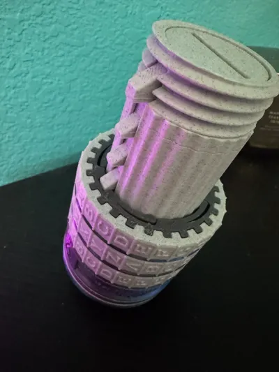 Cryptex 6 Wheels Remixed by Jargcomp MakerWorld: Download Free 3D Models