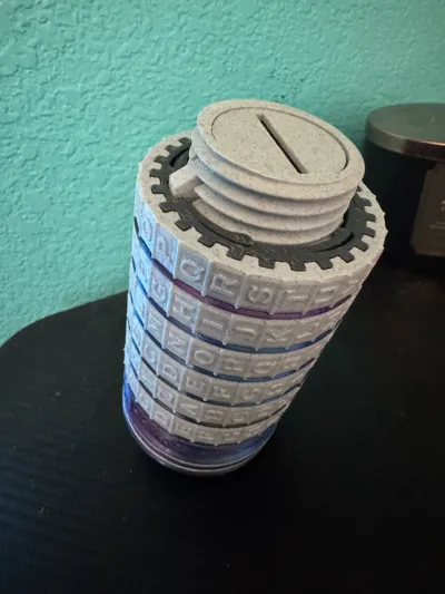 Cryptex 6 Wheels Remixed by Jargcomp MakerWorld: Download Free 3D Models