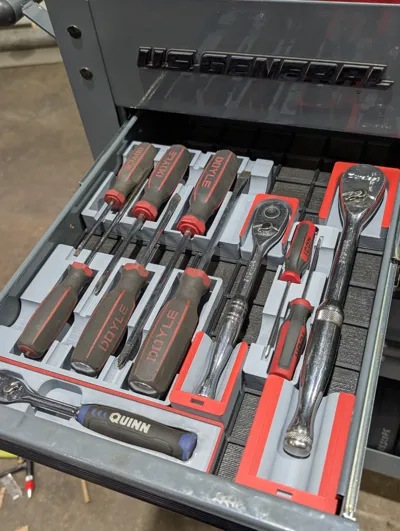 Gridfinity Universal Ratchet Tray - 1/2 Inch by snjames316 MakerWorld ...