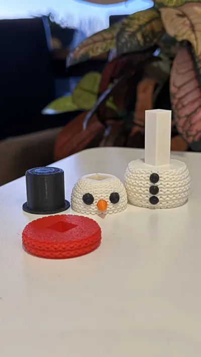 Muñeco de Nieve de Punto (SIN AMS) por Dimensional.pl - MakerWorld