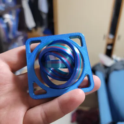Infinity Gyro Spinning Circle - Print in place by Eternity Labs ...