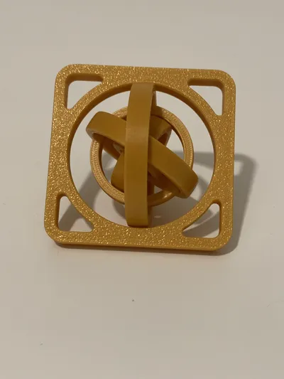 Infinity Gyro Spinning Circle - Print in place by Eternity Labs ...